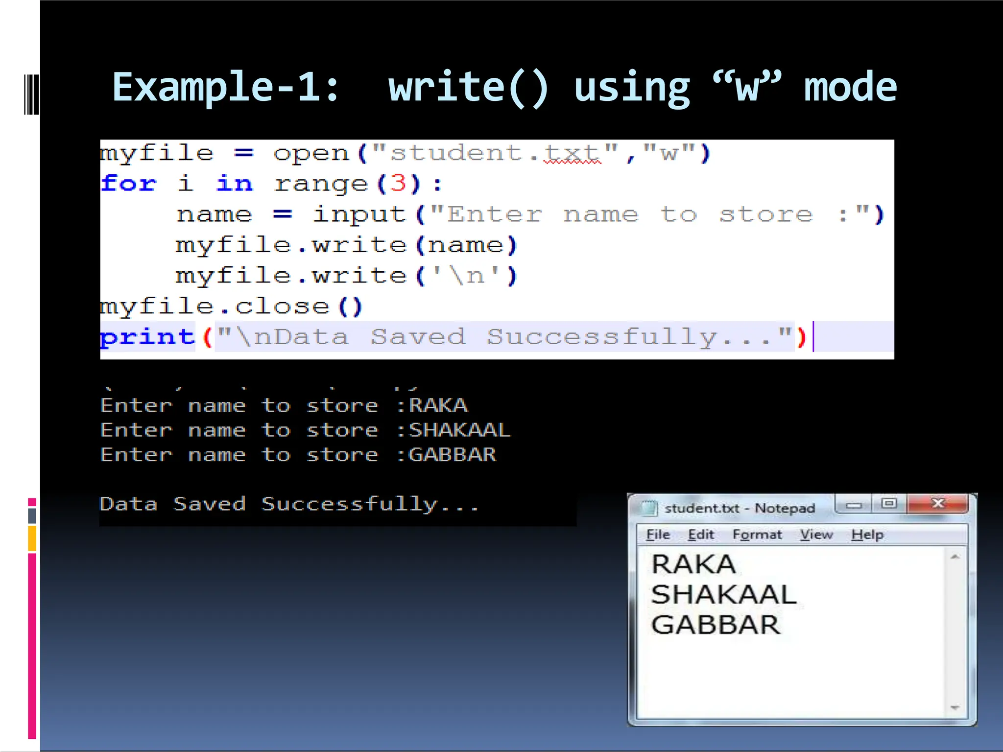 File Handling In Python To Understand Basic Operations Ppt 