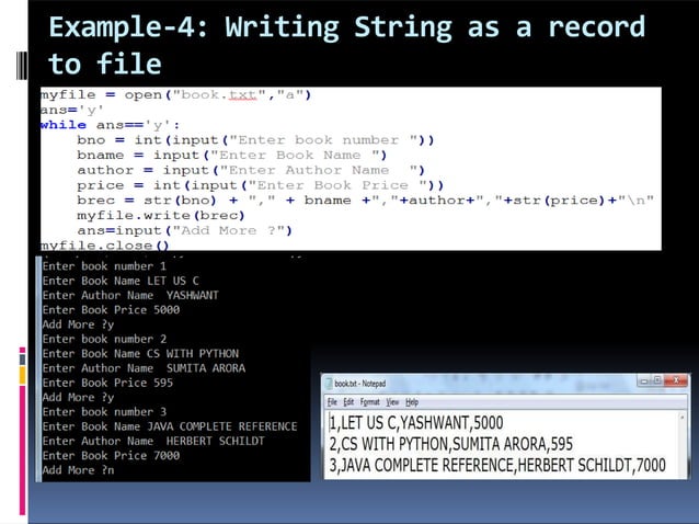 FILE HANDLING in python to understand basic operations. | PPTX ...
