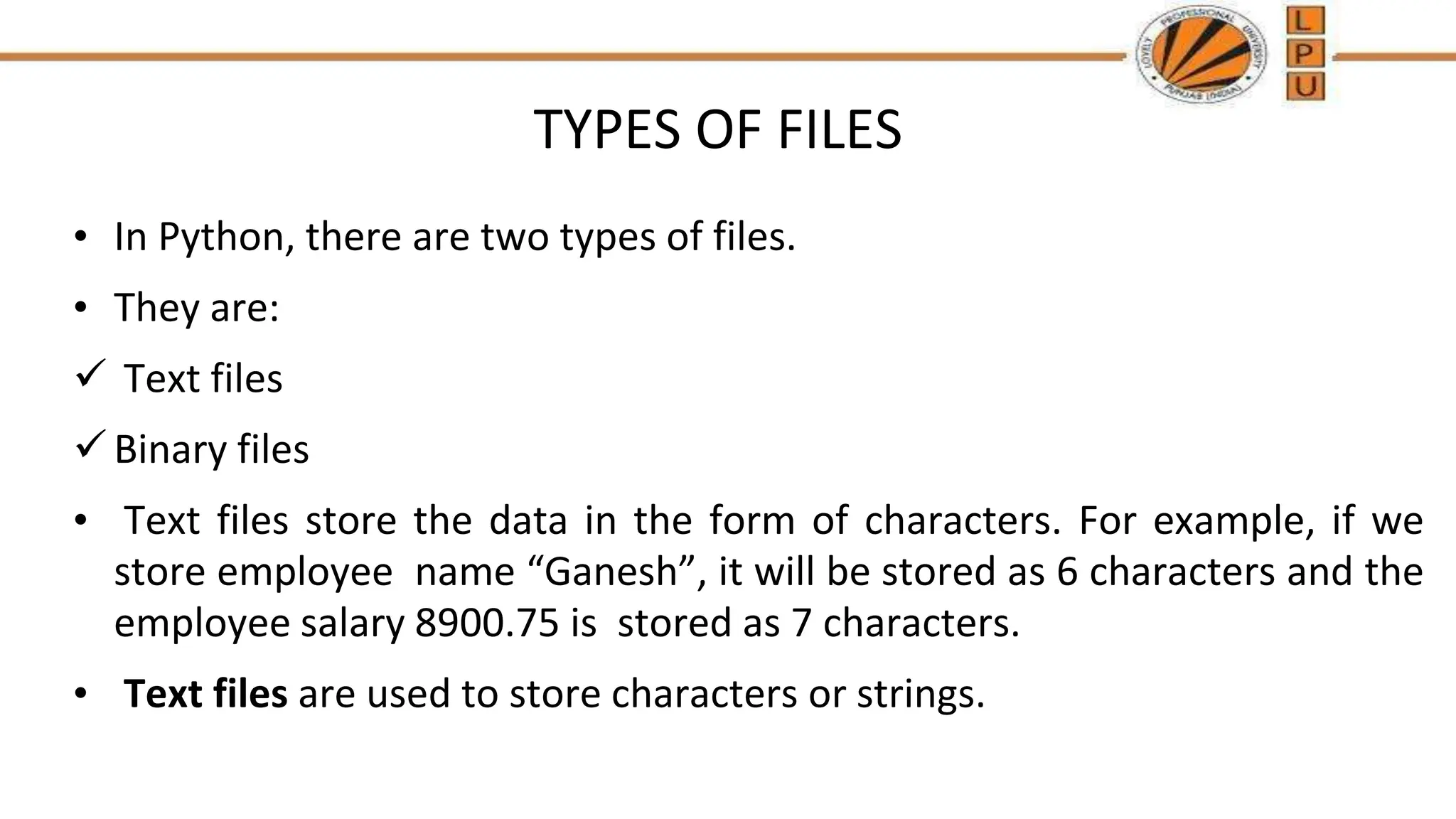 File Handling Btech Computer Science And Engineering Ppt Ppt