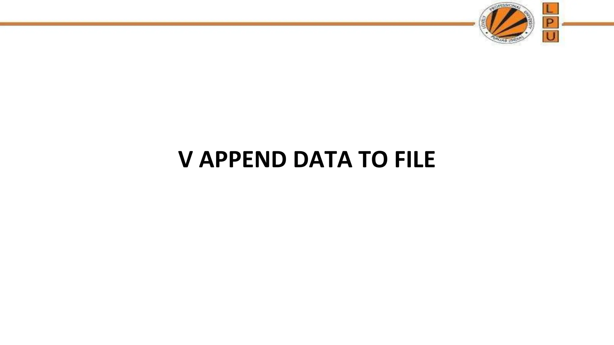 File Handling Btech Computer Science And Engineering Ppt Ppt