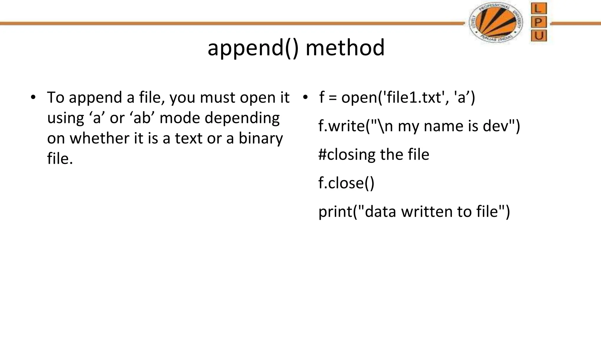 File Handling Btech Computer Science And Engineering Ppt Ppt