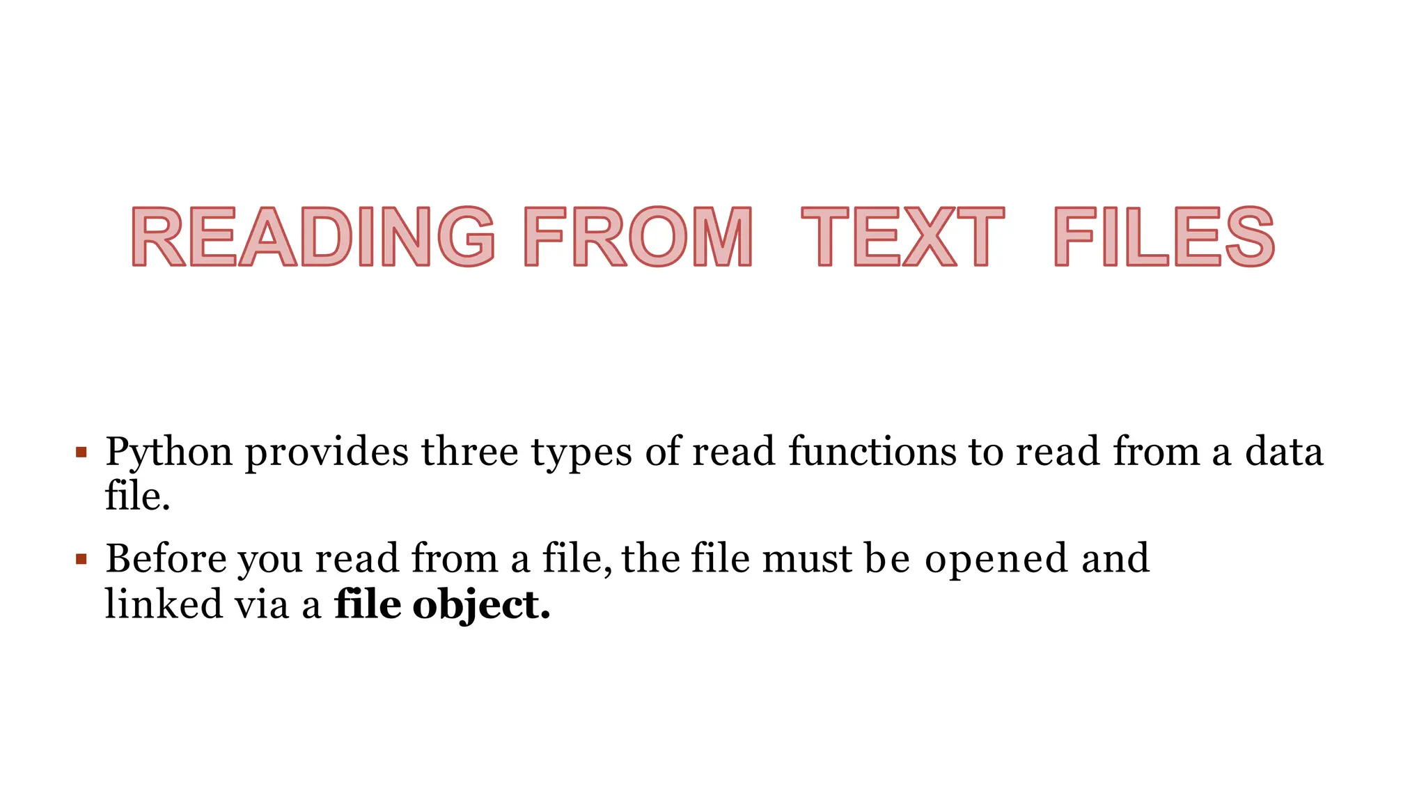 File Handling Computer Science Filespptx Programming Languages Computing