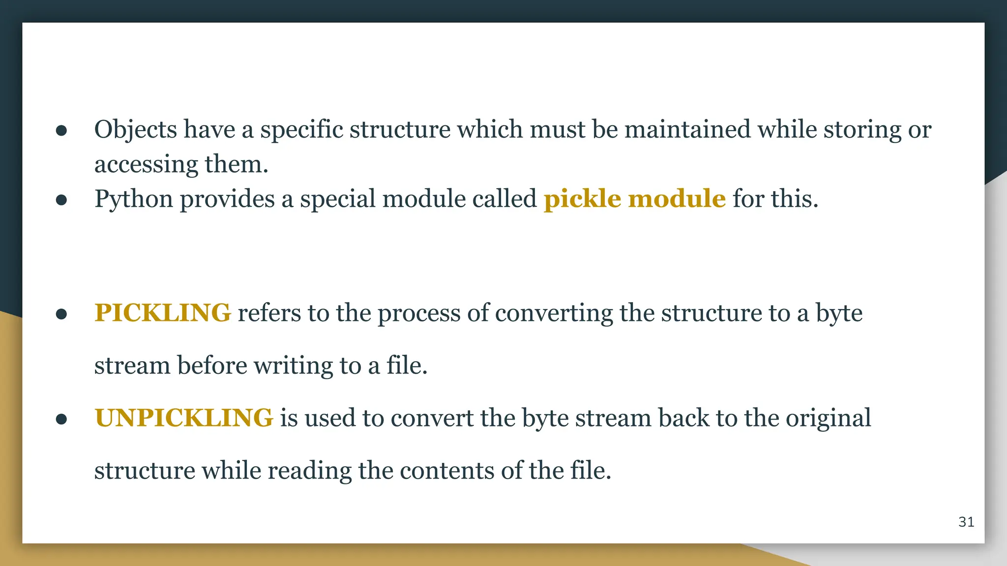 File handling with python class 12th .pdf | Programming Languages | Computing