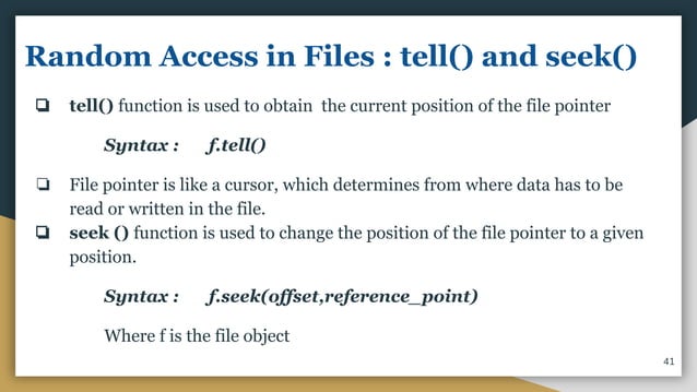 File handling with python class 12th .pdf | Programming Languages ...