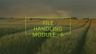 File Handling Python 10 page .pptx
