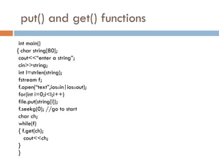 File Handling.pdffile handling ppt final | PPT