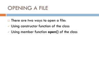 File Handling.pdffile handling ppt final | PDF
