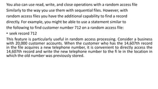 File Handling and Applications.pptx | Programming Languages | Computing