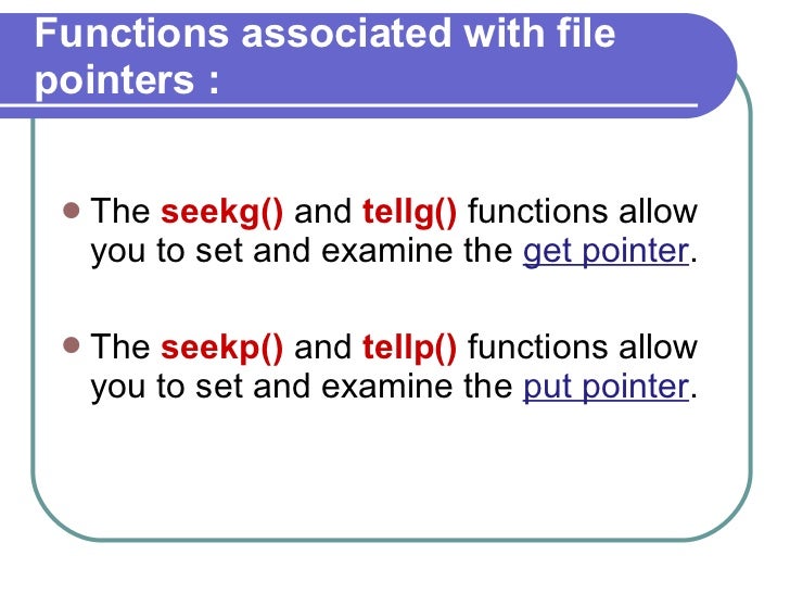 File Handling In C 