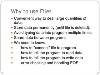 basics of file handling | PPT
