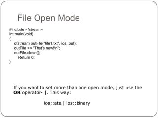Basics of file handling | PPT