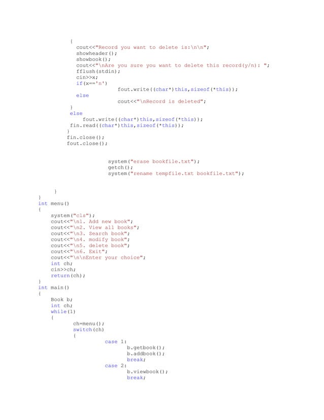 File handling in c++ | PDF