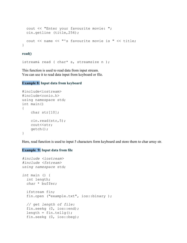 File handling in c++ | PDF