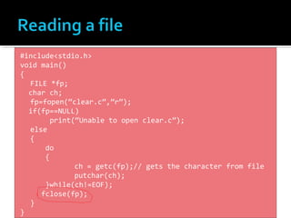 File handling in c | PPT