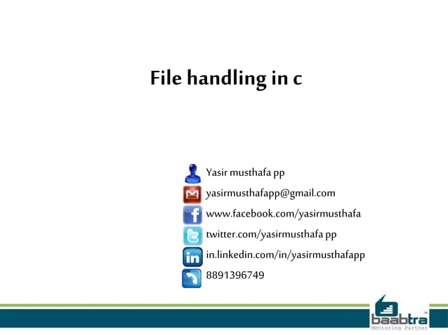 File handling in c | PPT