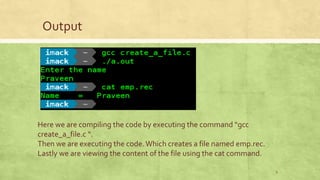 File handling in C | PPTX