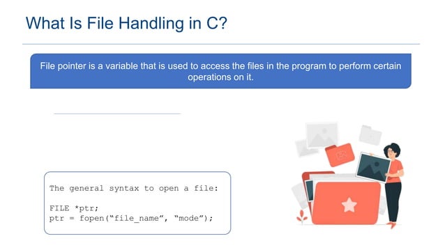 File handling in C | PPTX