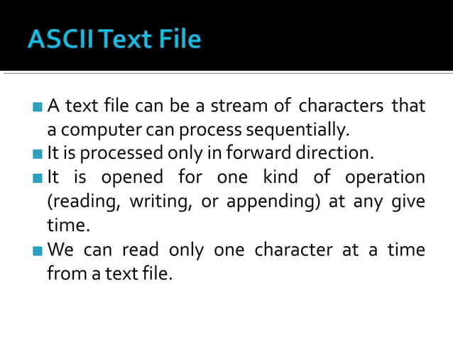 Presentation of file handling in C language | PPTX