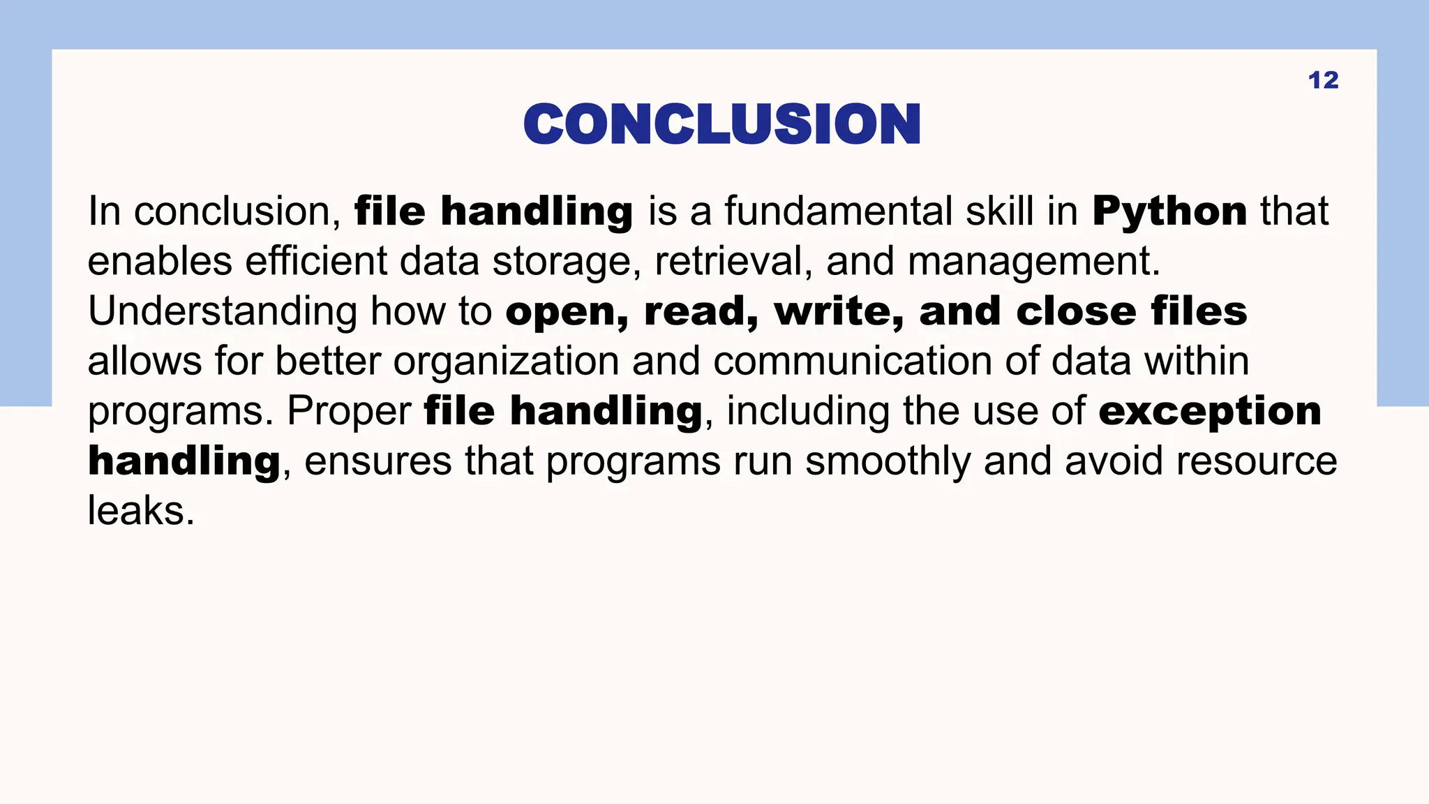 File Handling in py.pptx fjrbhkgmmulgngk | PPT