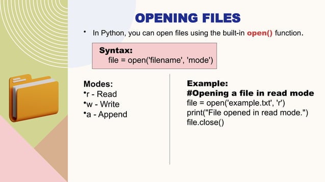 File Handling in py.pptx fjrbhkgmmulgngk | PPT