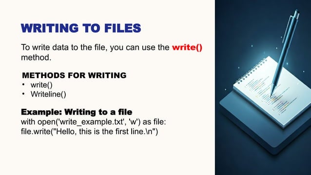 File Handling in py.pptx fjrbhkgmmulgngk | PPT
