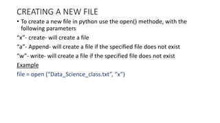 File handling in pythan.pptx
