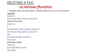 File handling in pythan.pptx