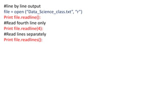 File handling in pythan.pptx
