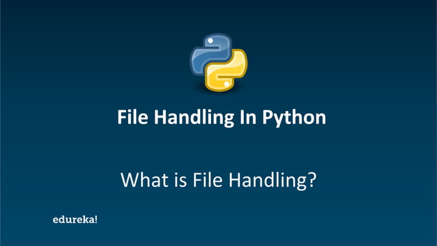 Python File Handling File Operations In Python Learn Python 6812