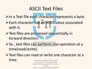 File Handling in Python | PPTX