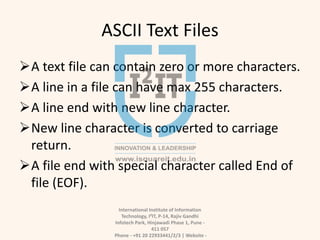 File Handling in Python | PPTX