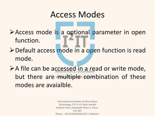 File Handling In Python Pptx Computing Technology And Computing