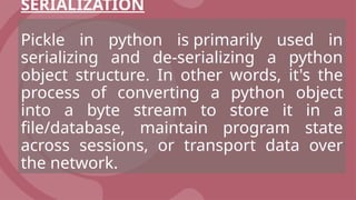 File handling in python basics for class 12 CBSE | PPTX