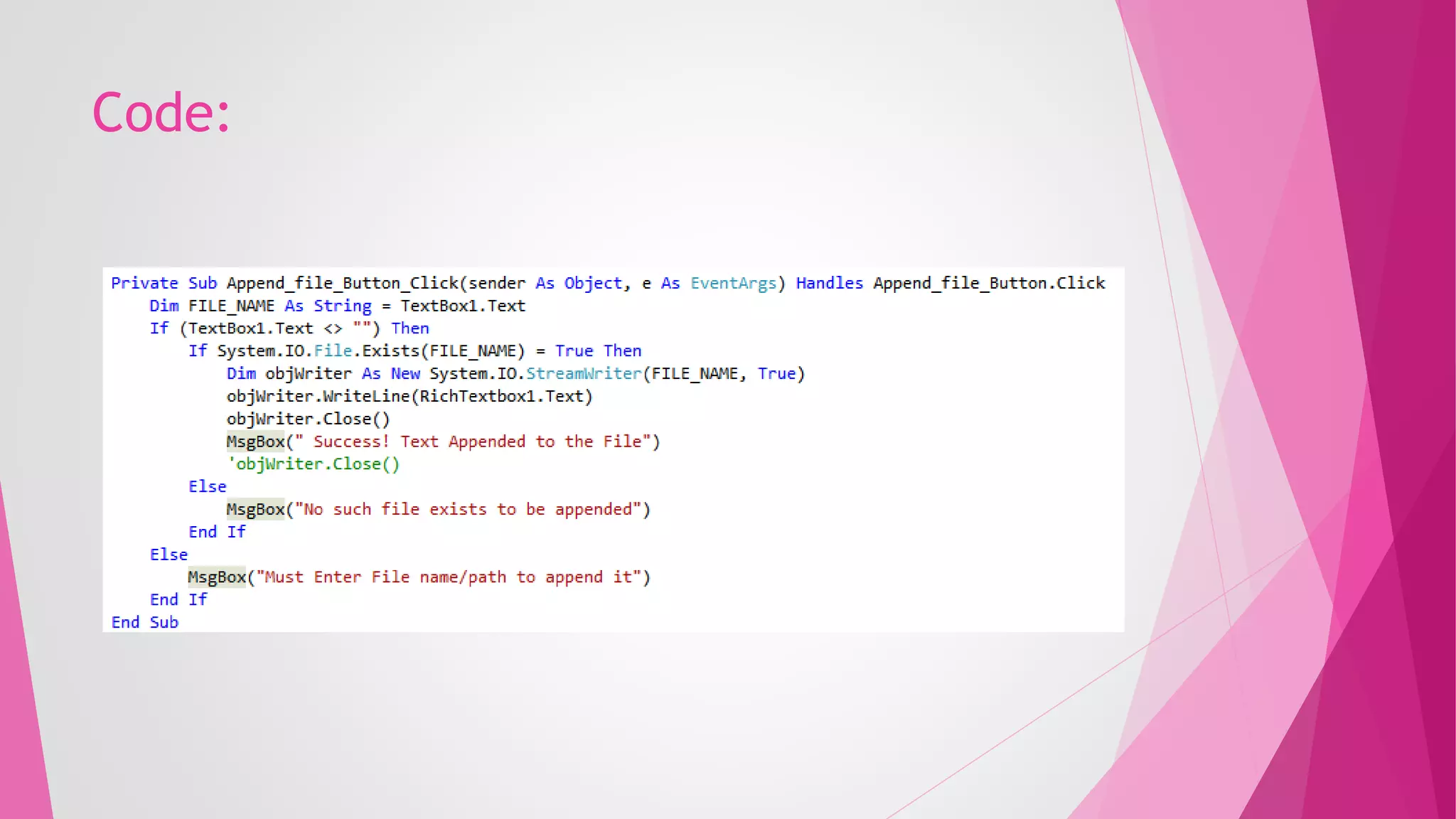 File handling in vb.net