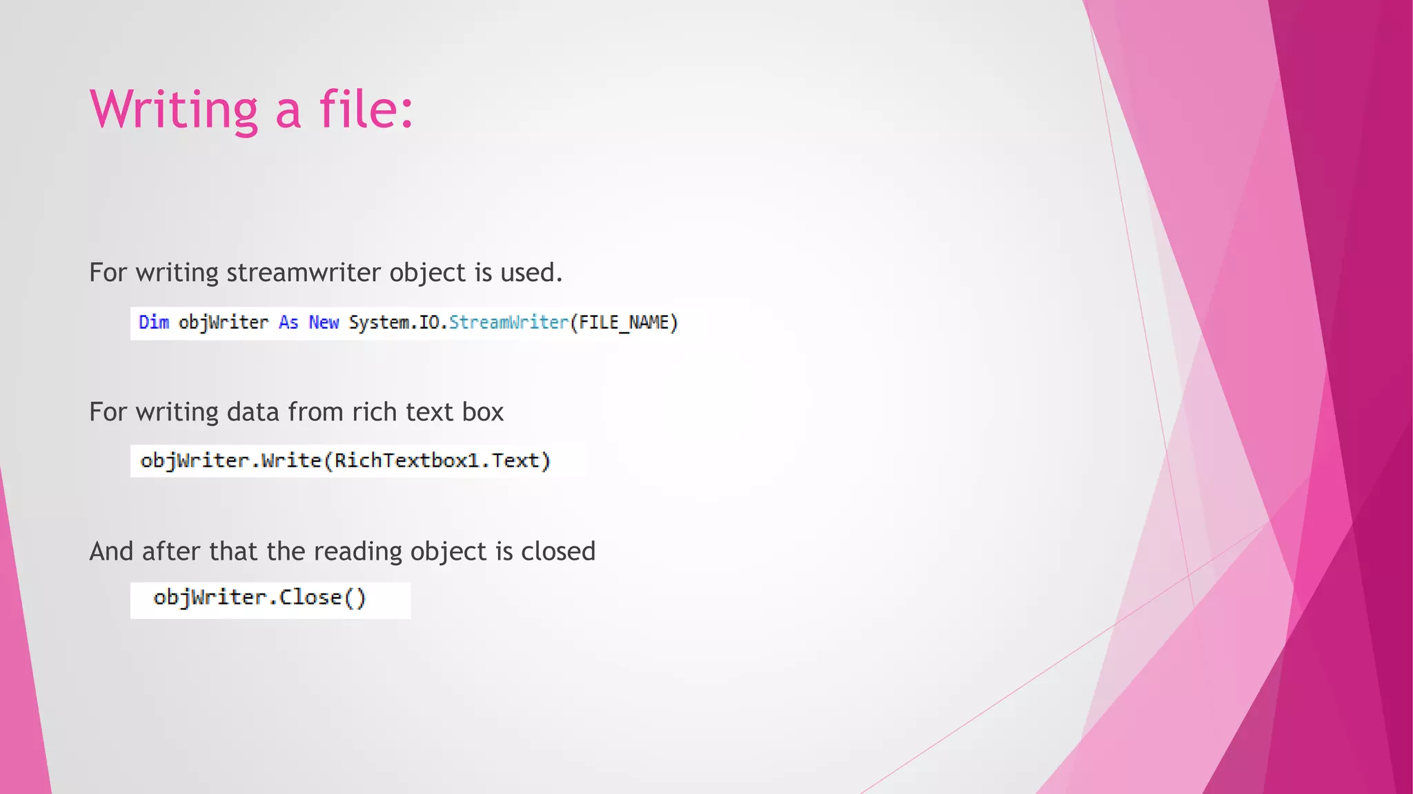 File handling in vb.net