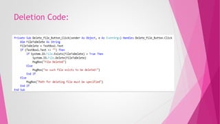 File handling in vb.net