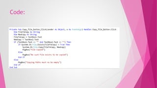 File handling in vb.net