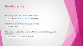 File handling in vb.net