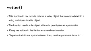 File handling in Python | PPT