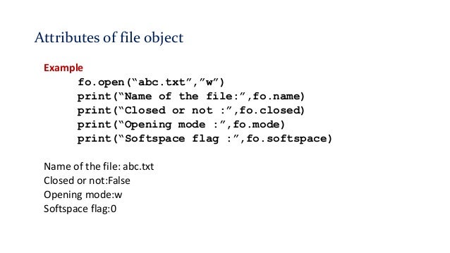 File handling in Python