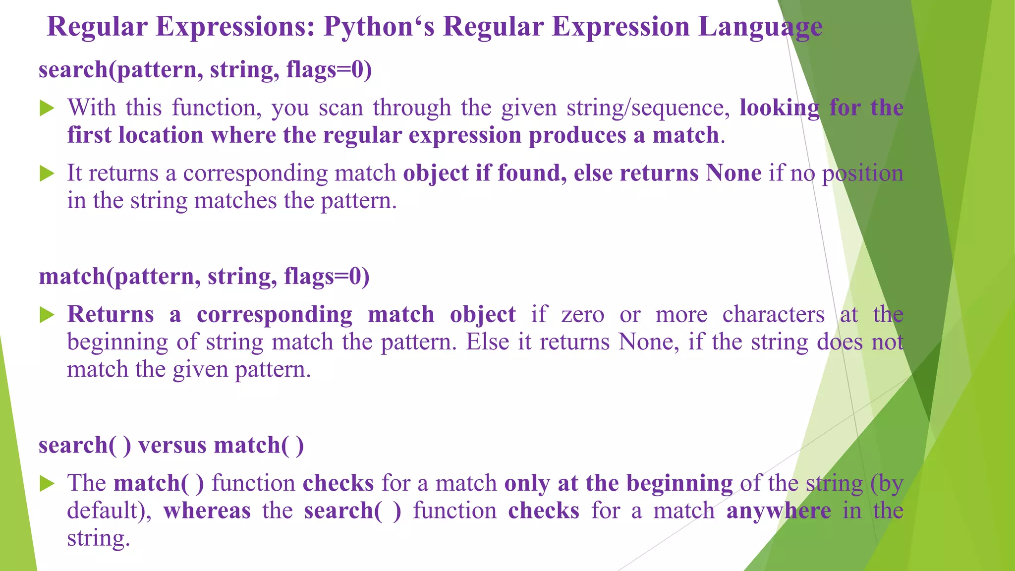 File handling & regular expressions in python programming | PPT File handling & regular expressions in python programming | PPT