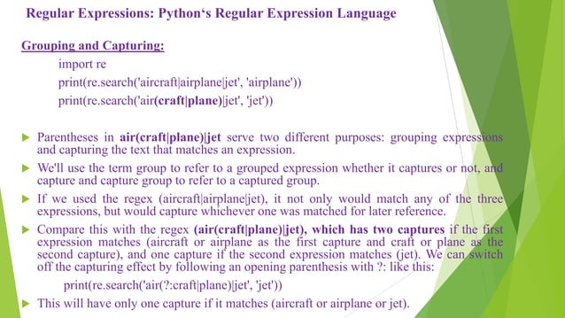 File Handling And Regular Expressions In Python Programming Ppt