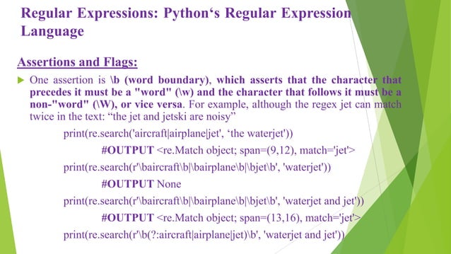 File Handling And Regular Expressions In Python Programming Ppt