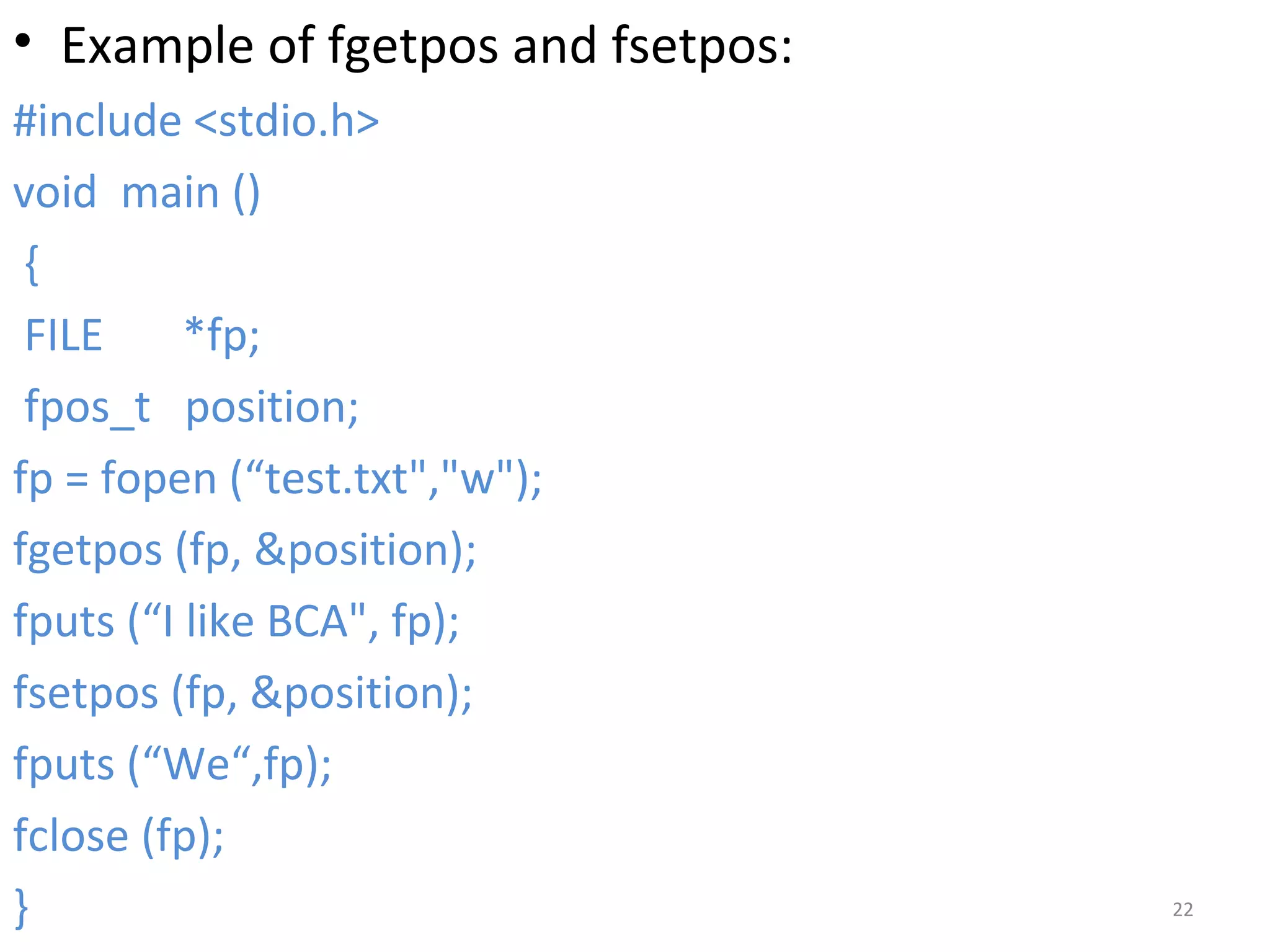 File handling(some slides only) | PPT