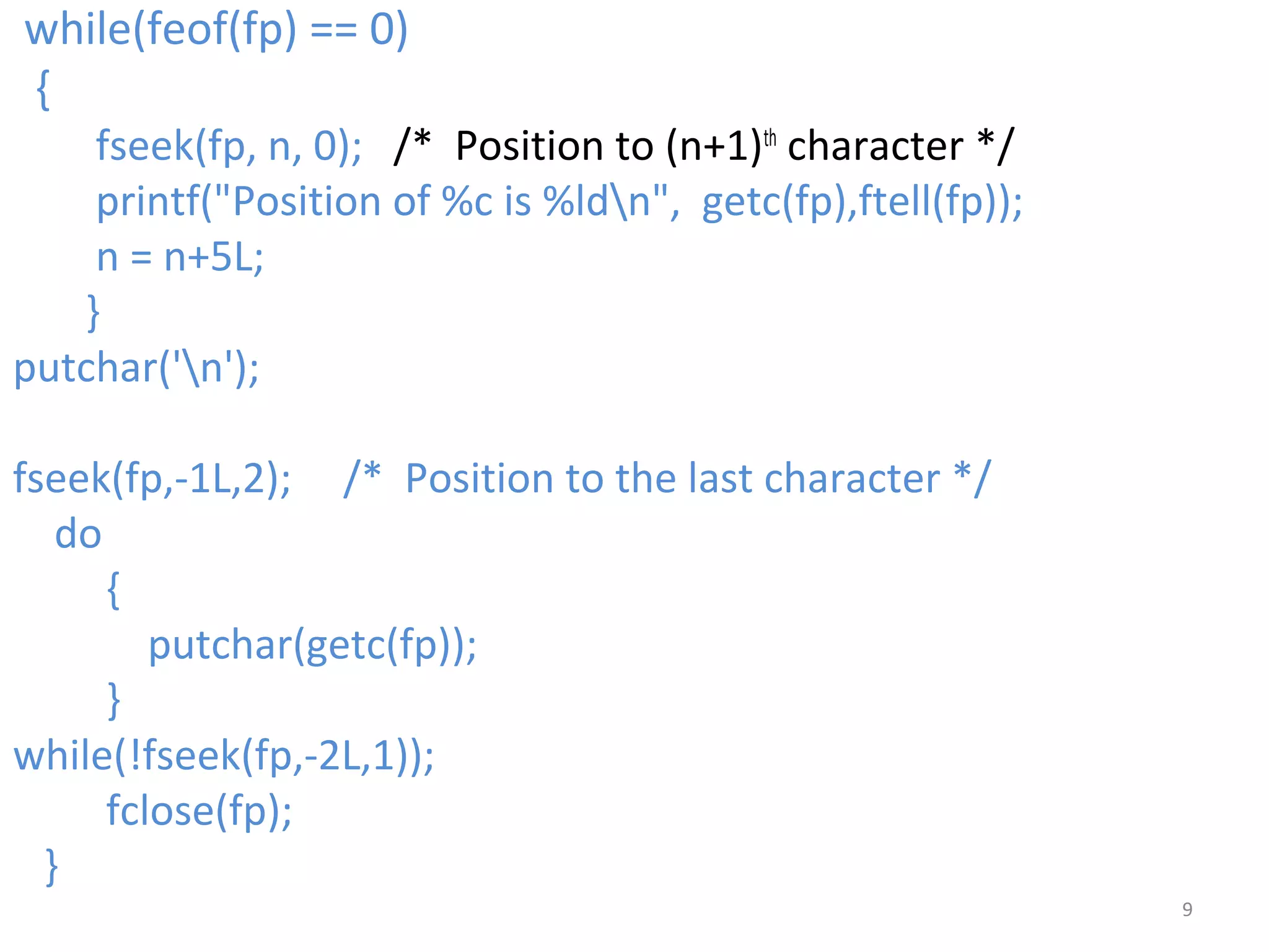 File handling(some slides only) | PPT