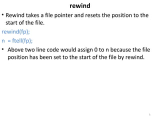File handling(some slides only) | PPT