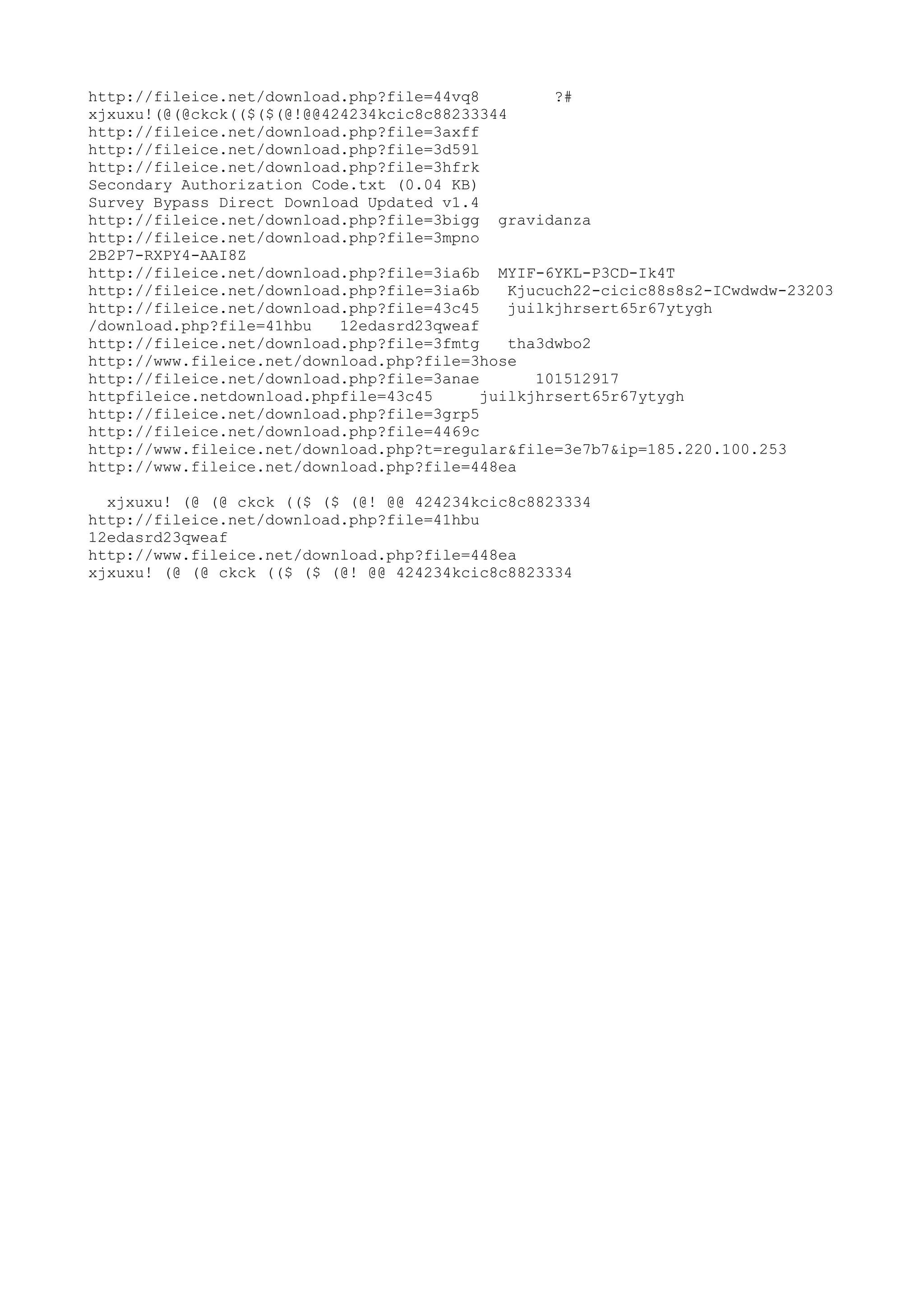 Fileice | TXT