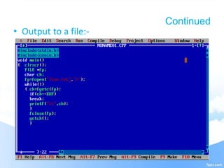 File handling in C by Faixan | PPT