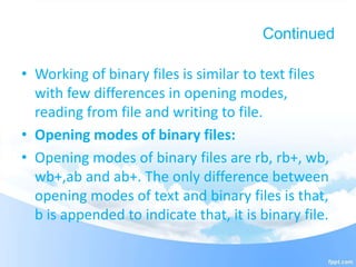 File handling in C by Faixan | PPT