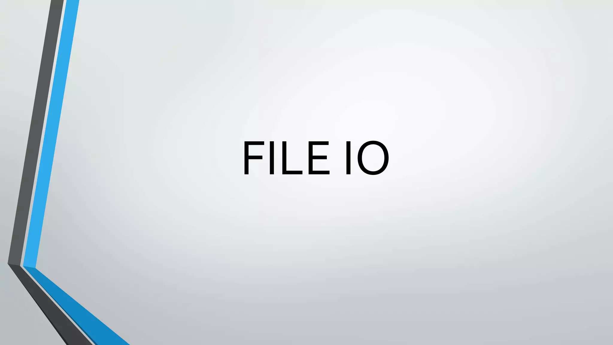 C# File IO Operations | PPT C# File IO Operations | PPT